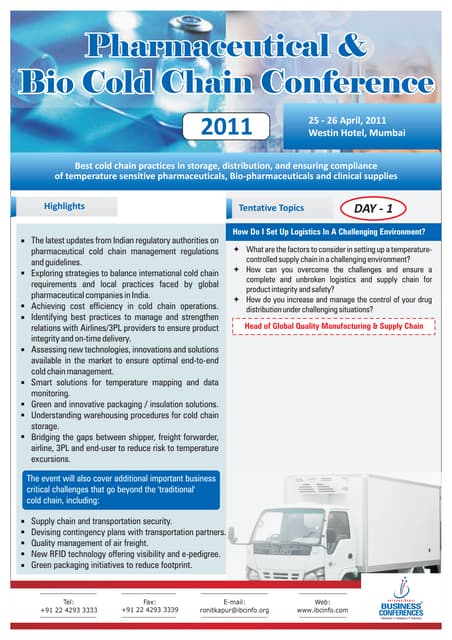 Cold Chain Logistics: Ensuring Efficient Transport of Temperature ...