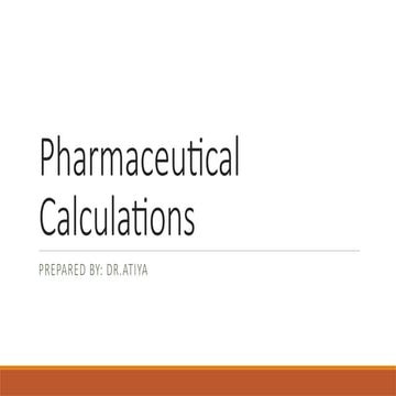 Pharmaceutical Calculations (Lec-1).pptx
