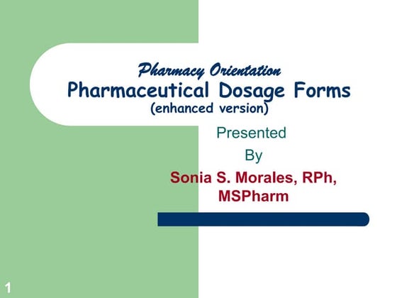 Introduction To Dosage Forms.pptx
