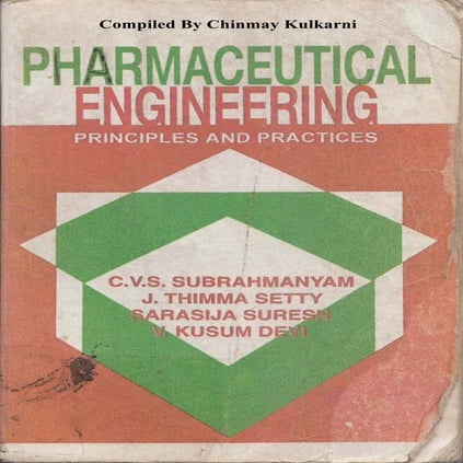 Pharmaceutical engineering unit operations by c.v.s. subrahmanyam | PDF