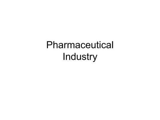 Pharmaceutical Industry Departments roles and responsibilities manasa ...