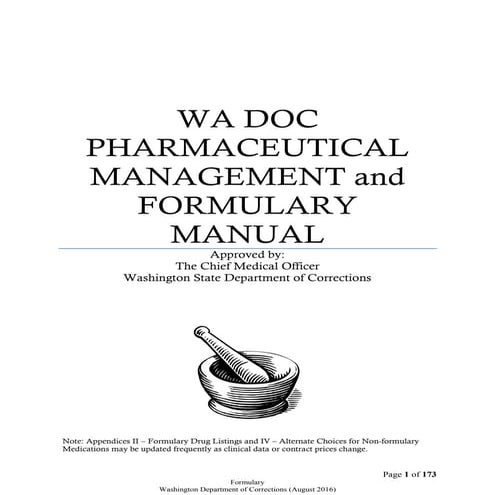 Pharmaceutical mgt and formulary | PDF