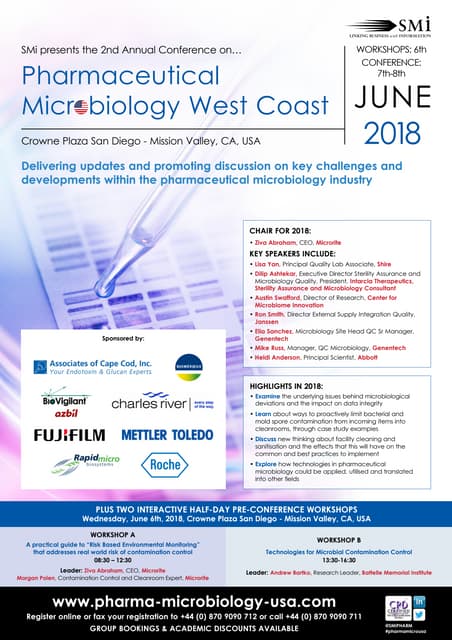 SMi's 5th annual Pharmaceutical Microbiology | PDF | Business Expos ...