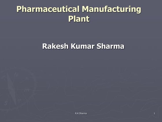 Pharmaceutical plant layout | PPTX | Manufacturing Industry | Industries