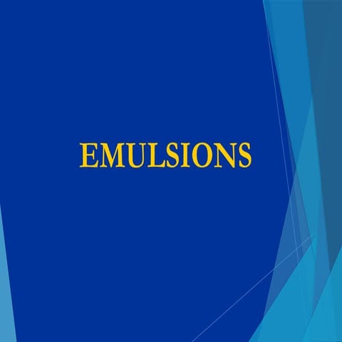 PHARMACEUTICAL PREPARATIONS; EMULSIONS.pptx