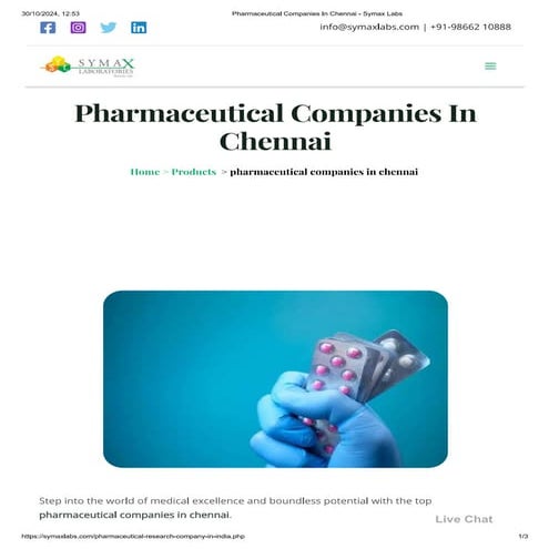 pharmaceutical research company In India.pdf