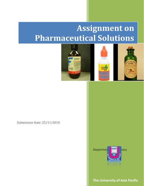 Pharmaceutical Elixirs | PPT