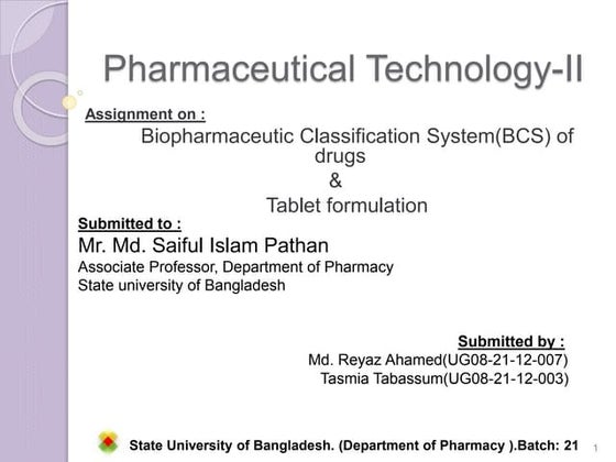 Pharmaceutical Excipients and Formulation.pptx