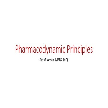 Pharmacodynamics | PPTX