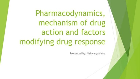 Pharmacodynamics | PPT