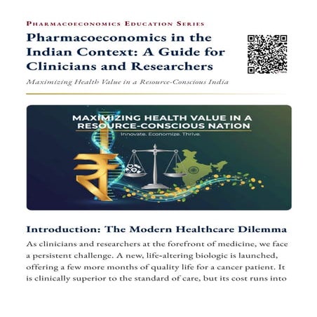 Pharmacoeconomics in the Indian Context DrSK.pdf