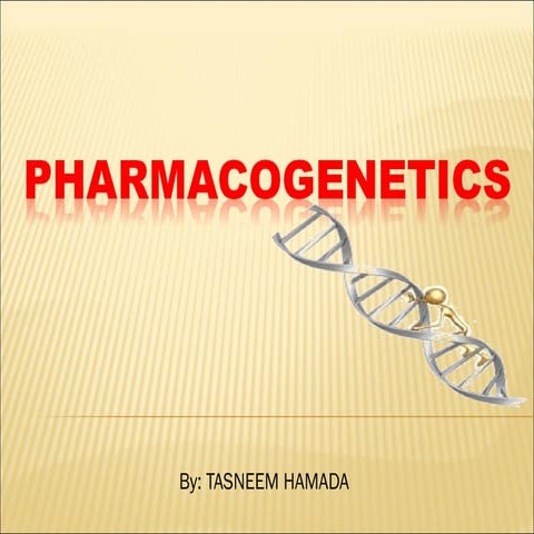 Pharmacogenetics | PPT