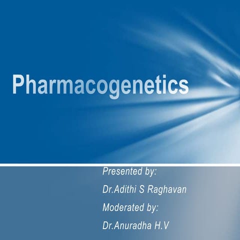 Pharmacogenetics | PPTX