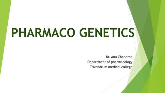 Pharmacogenetics | PPT