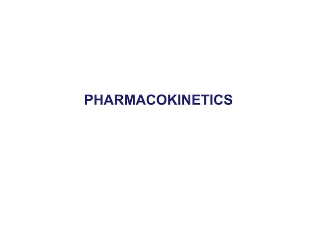 MCQs on General pharmacology and pharmacokinetics | PPTX