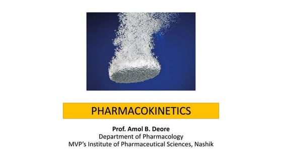 Pharmacokinetics | PPT
