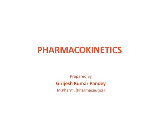 Concept of non linear and linear pharmacokinetic model | PPTX ...