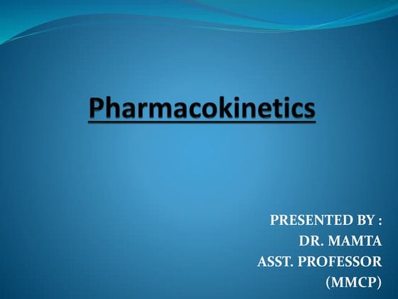 pharmacokinetics- a detailed and easy way to learn | PPTX | Digestive Disorders | Diseases and ...