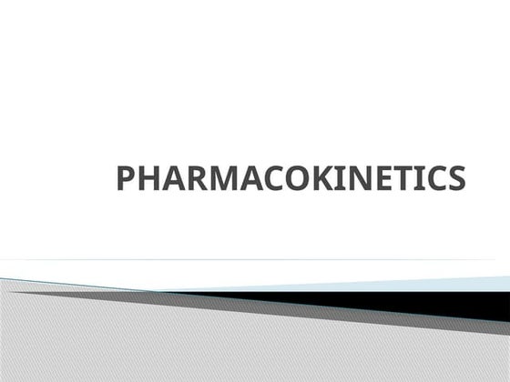 pharmacokinetics- a detailed and easy way to learn | PPTX | Digestive Disorders | Diseases and ...