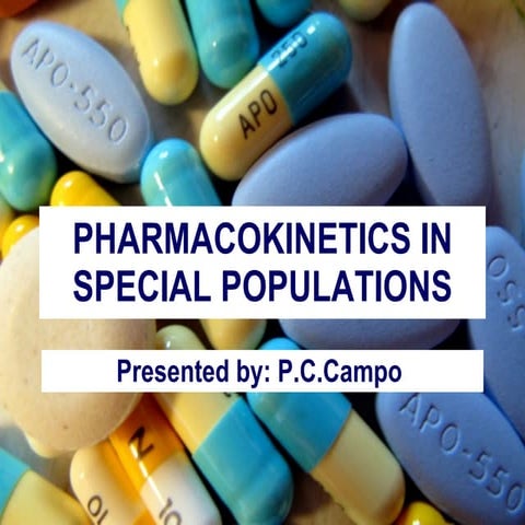 Pharmacokinetics In Special Populations | PPT