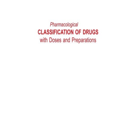 Pharmacological classification of Drug by KD Tripathi.pdf
