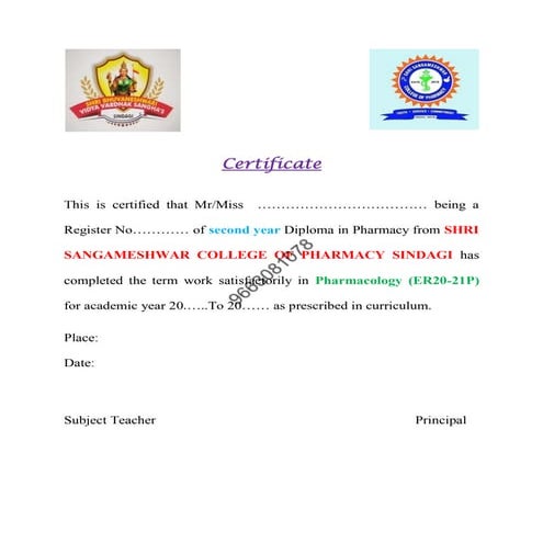 Pharmacology d.pharm practical manual | PDF