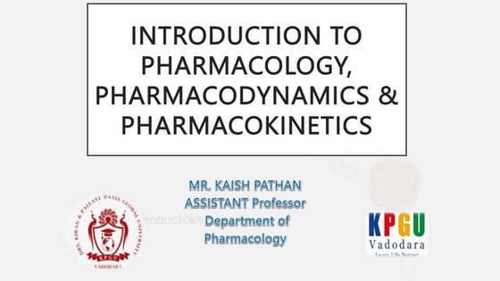 INTRODUCTION TO PHARMACOLOGY.pptx