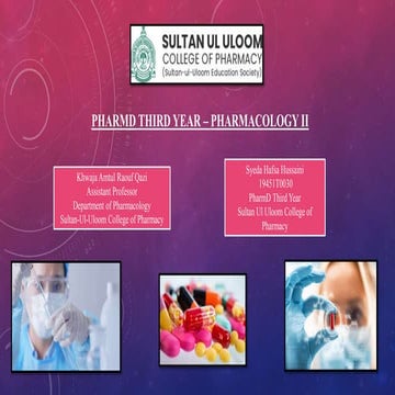 Pharmacology -II(5 Unit) | PPTX