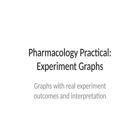 Pharmacology_Experiment_Graphs_for_practical | PPTX