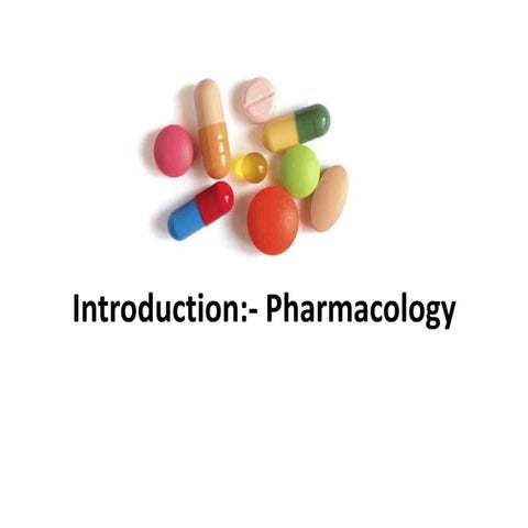 Pharmacology introduction | PPTX | Endocrine and Metabolic Diseases ...