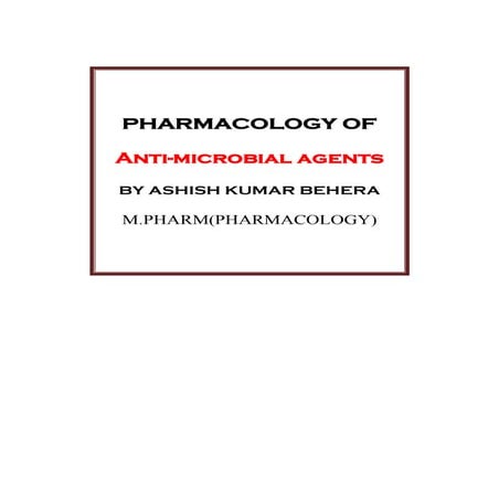 Pharmacology of Antimicrobial agents .pdf