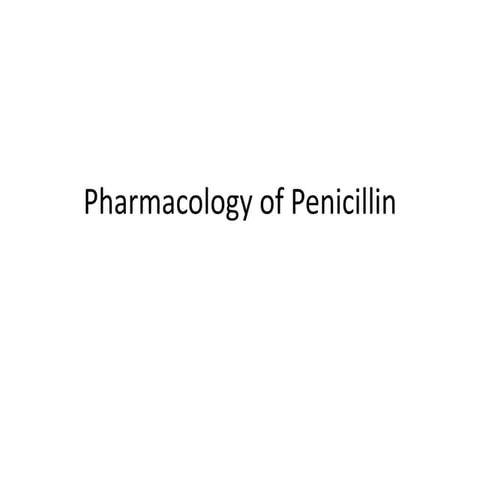 Pharmacology of Penicillin bsc nurs.pptx