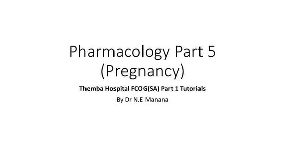 General prescribing guidelines_for_pregnancy_and_breast_feeding | PPTX ...