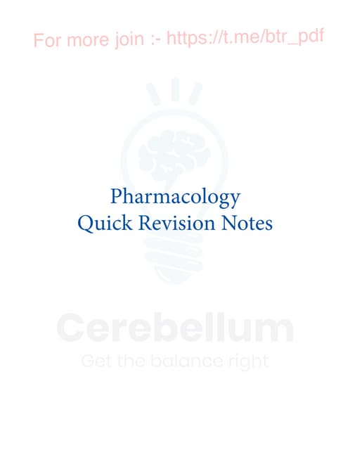 Common term in pharmacology | PPTX