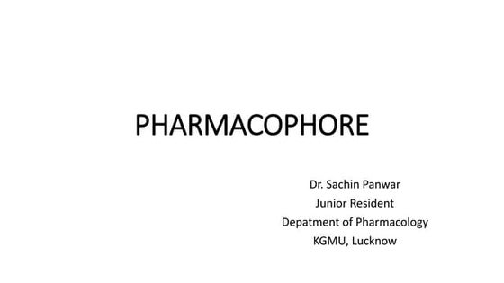 Lecture 4 ligand based drug design | PPT