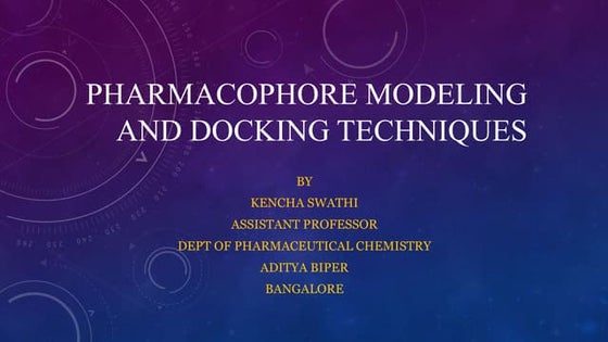 Pharmacophore modeling | PDF | Chemistry | Science