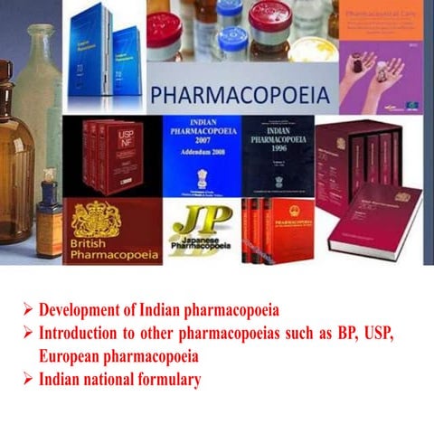 Pharmacopoeia | PPTX