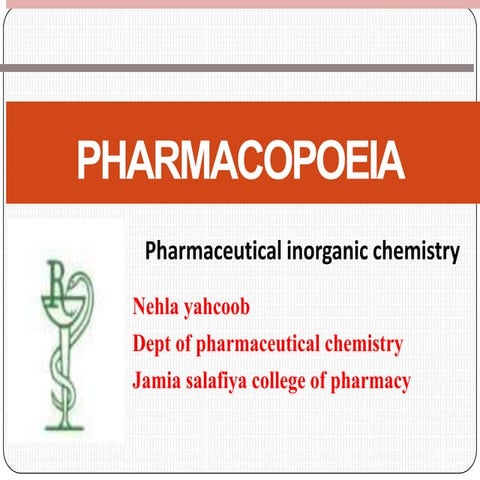 Primary and secondary standards | PPTX