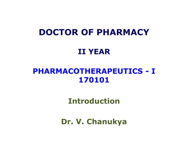 Introduction to Pharmacotherapeutics.pptx