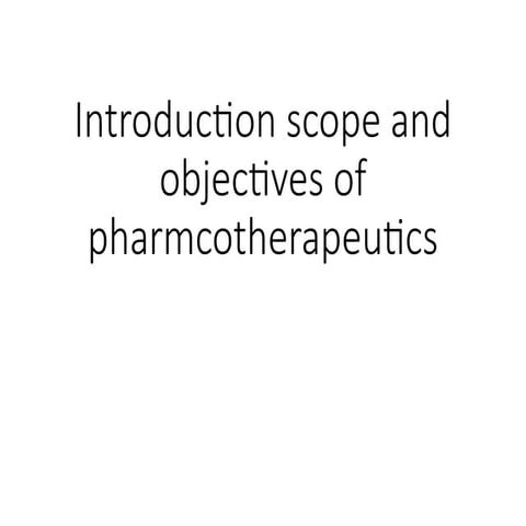 Introduction to Pharmacotherapeutics.pptx