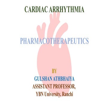 pharmacotherapeutics of Cardiac arrhythmia.pptx