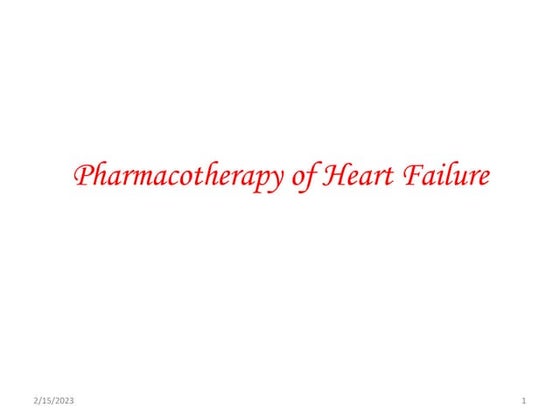 CONGESTIVE CARDIAC FAILURE. PPT | PPTX
