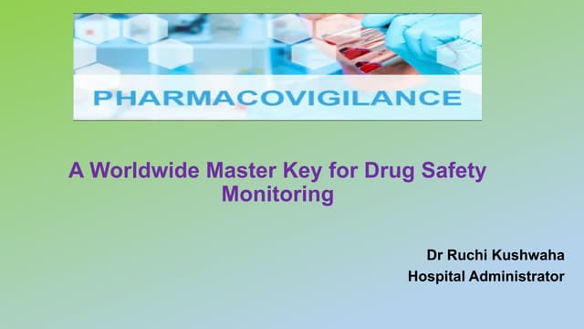 Pharmacovigilance ppt | PDF | Pharmaceutical Industry | Industries
