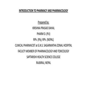 Pharmacy | PPTX