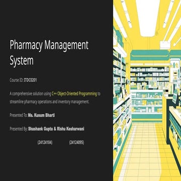 Pharmacy-Management-System G.pptx214542552 | PPTX