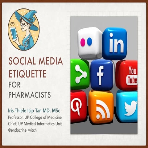 Social Media Etiquette for Pharmacists | PPT