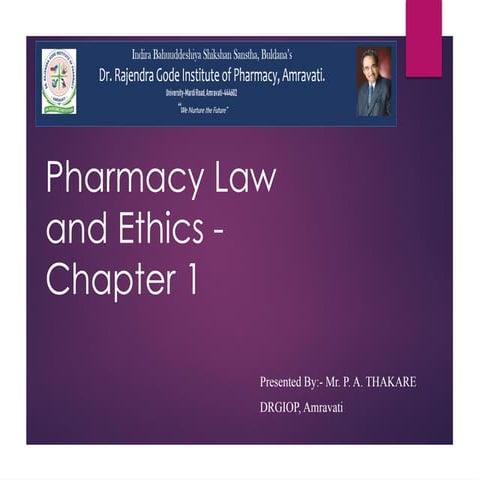 Drug and Cosmetics Act, 1940, and Rules Thereunder 1945 | Pharmacy Law ...