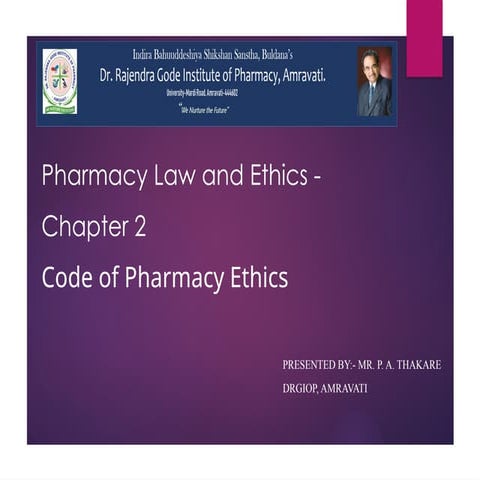 The Pharmacy Act 1948 and Rules Ethics | Pharmacy Law Ethics Chapter 2 ...