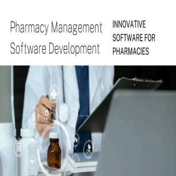 Pharmacy Management Software Development | PDF | Computer Software and ...