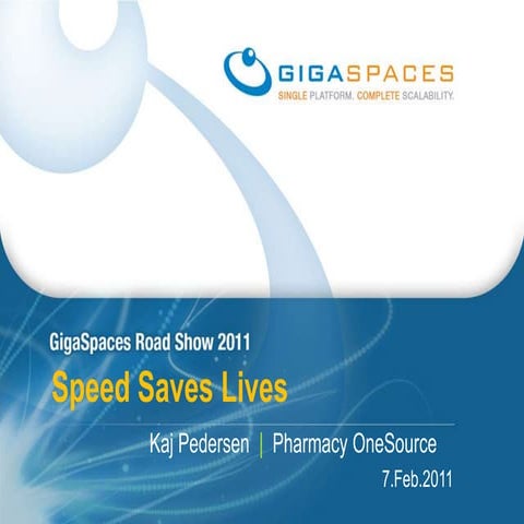Pharmacy one source speed saves lives | PPTX